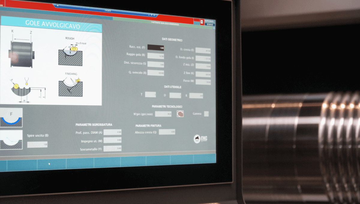 Fagor 8065 cable reel groove | CNC Of Course