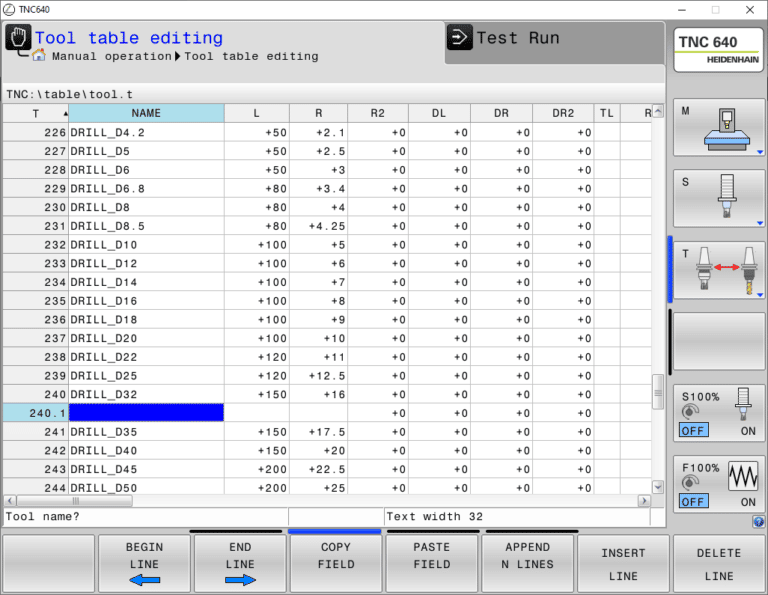 Tool table and tool call function | CNC Of Course!